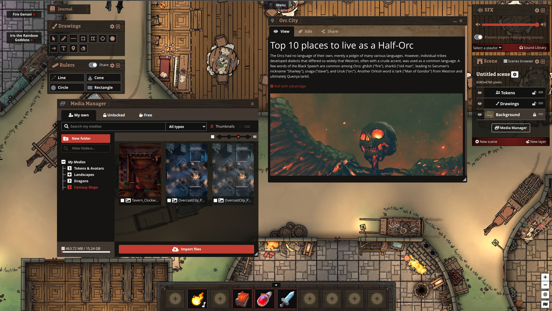 Medieval Table Skin · Table skin