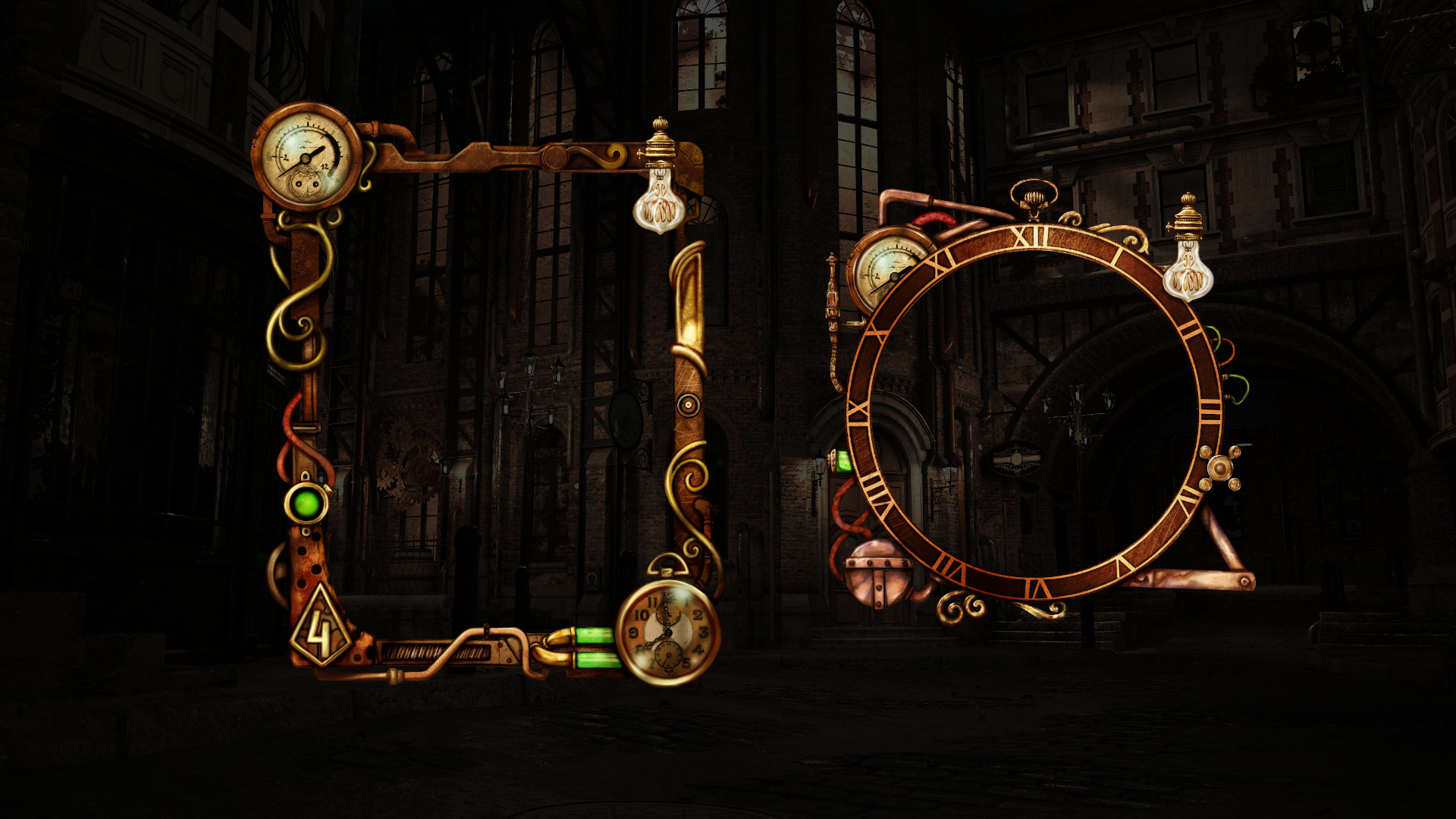 Steampunk avatar and token frame · Frame