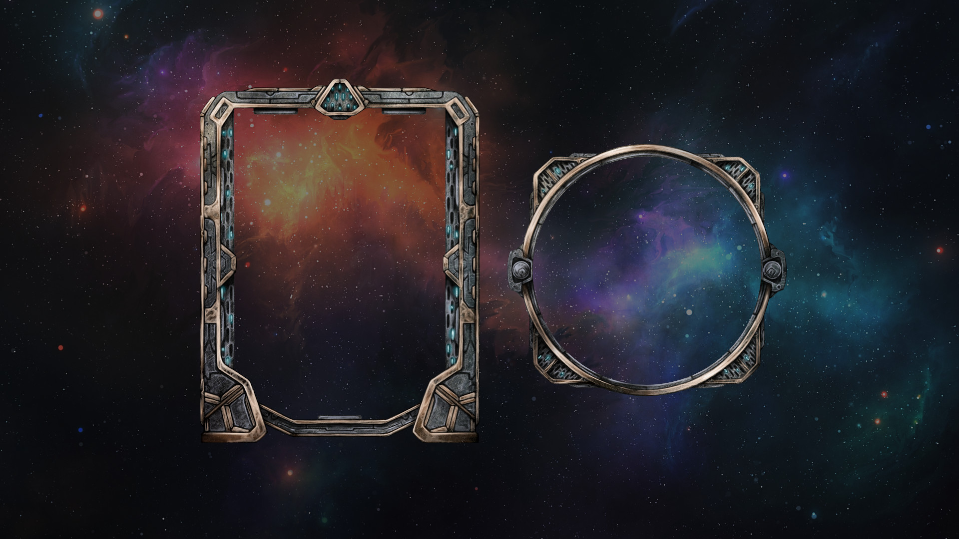 End of space avatar and token frame · Frame