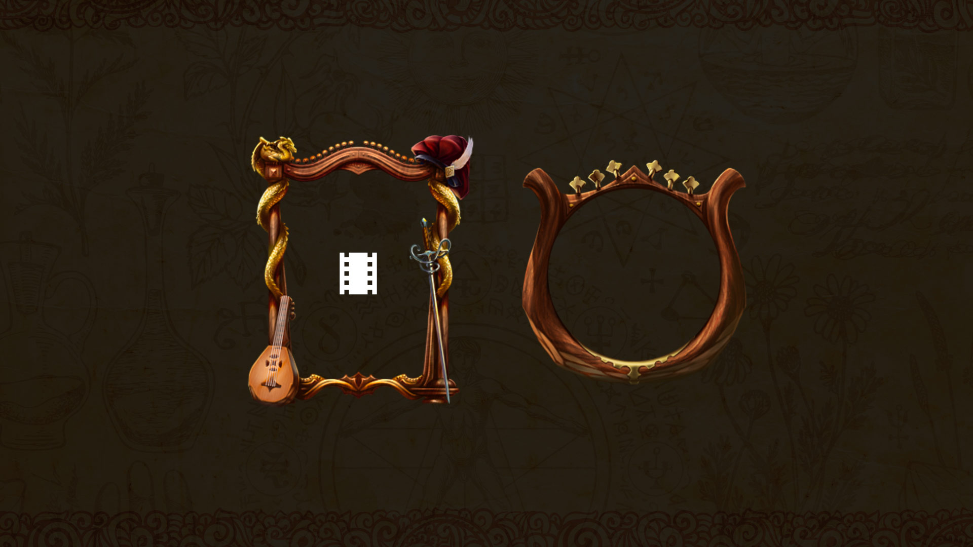 Bard animated avatar and token frame · Frame