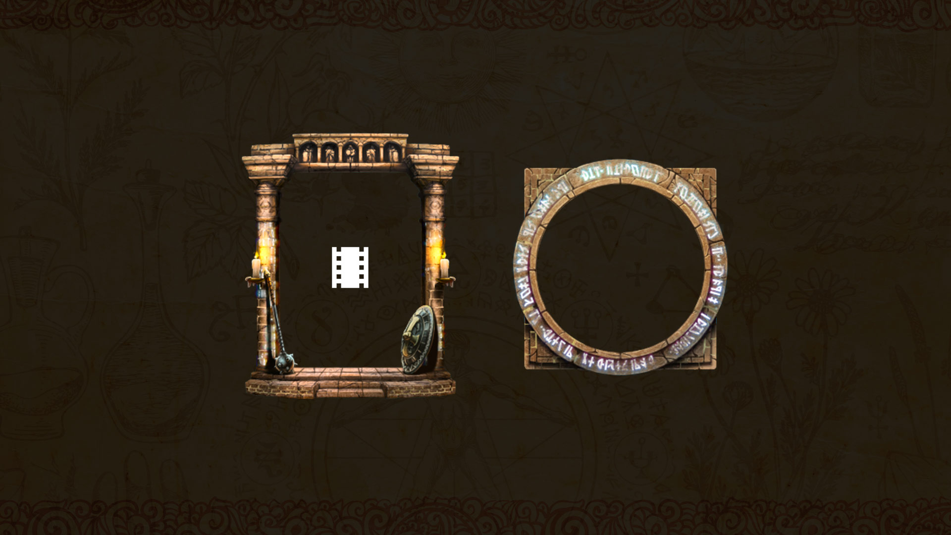 Cleric animated avatar and token frame · Frame