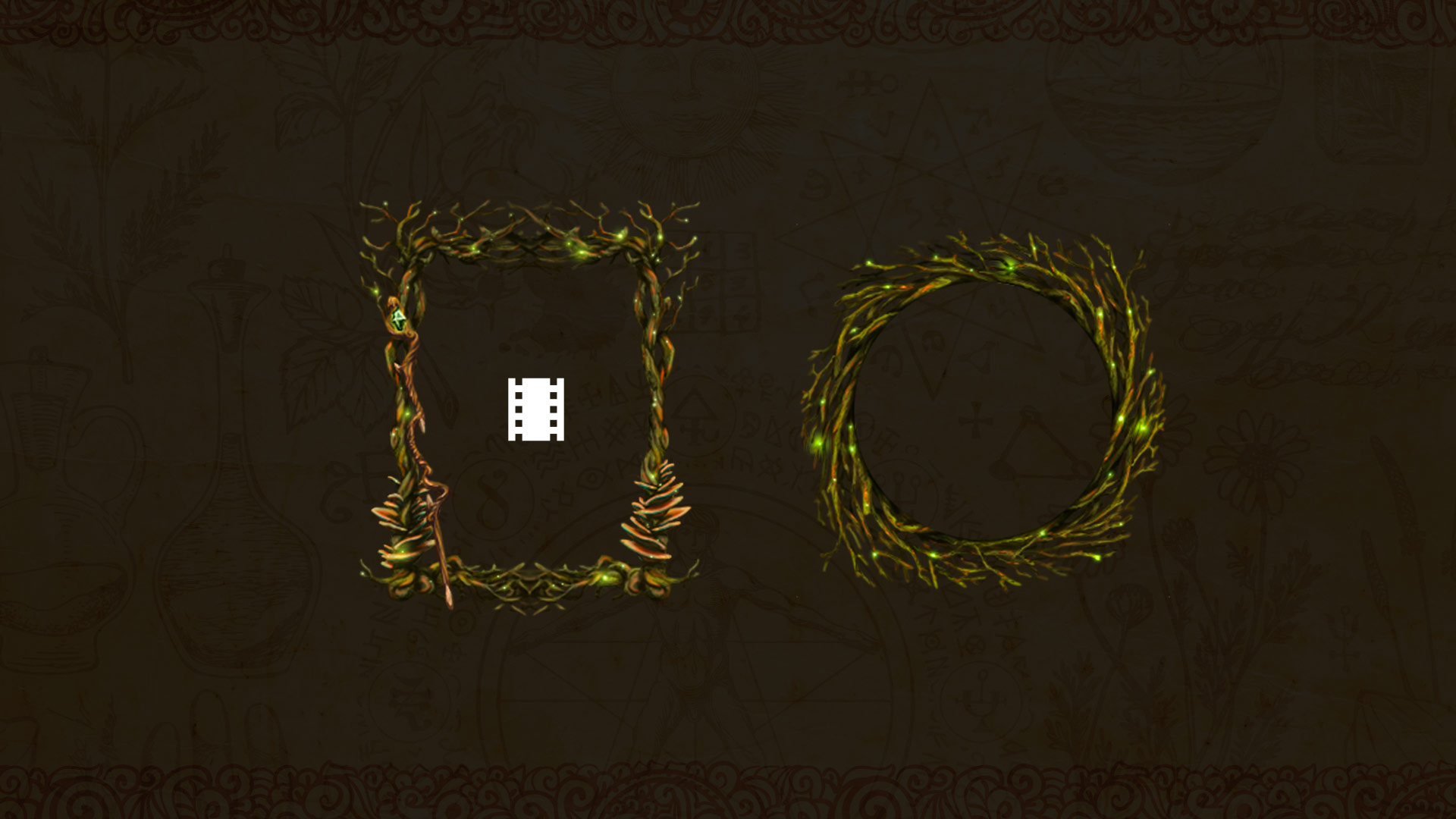 Druid animated avatar and token frame · Frame